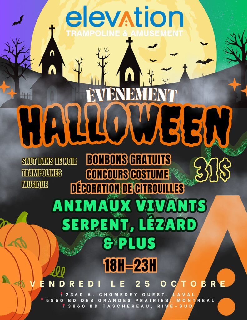 Centre de trampolines à Laval – Elevation Trampoline